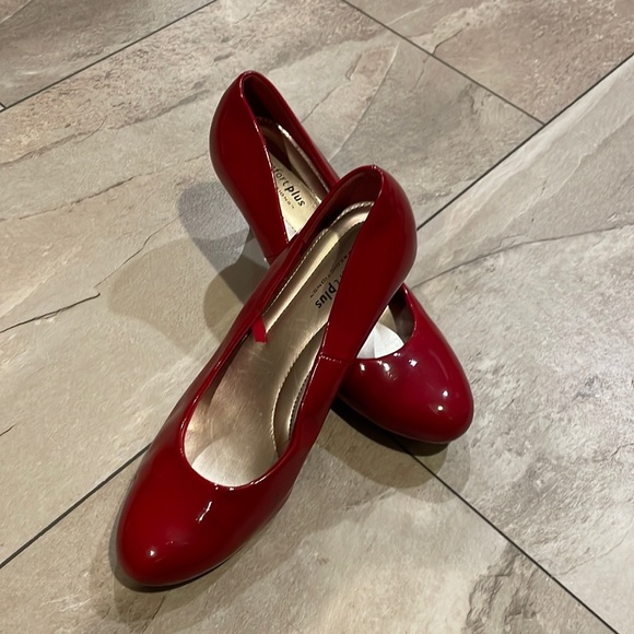 comfort plus by Predictions | Shoes | Blood Red Heels | Poshmark